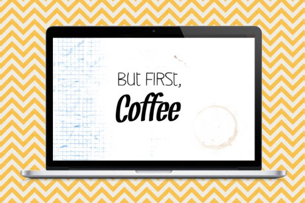 But first, coffee! – Orangenmond